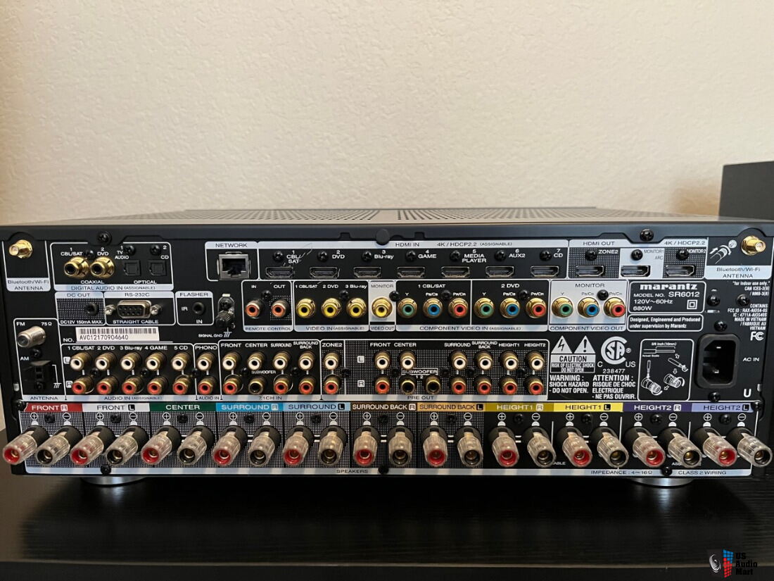 Marantz SR6012 Surround sound AV Receiver Photo #4226935 - US Audio Mart
