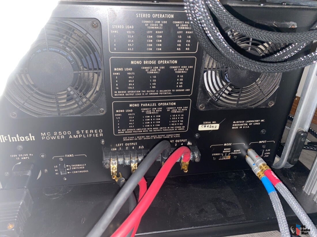 McIntosh MC2500 Photo #4227537 - US Audio Mart