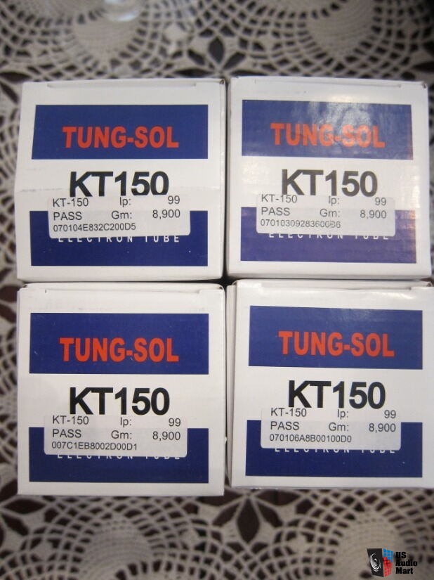 Factory Matched Quad Tung Sol KT150 tubes - Never Used Photo #4227608 ...