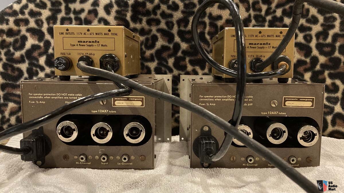 Pair of Marantz Model 3 Electronic Crossovers and Model 4 Power ...
