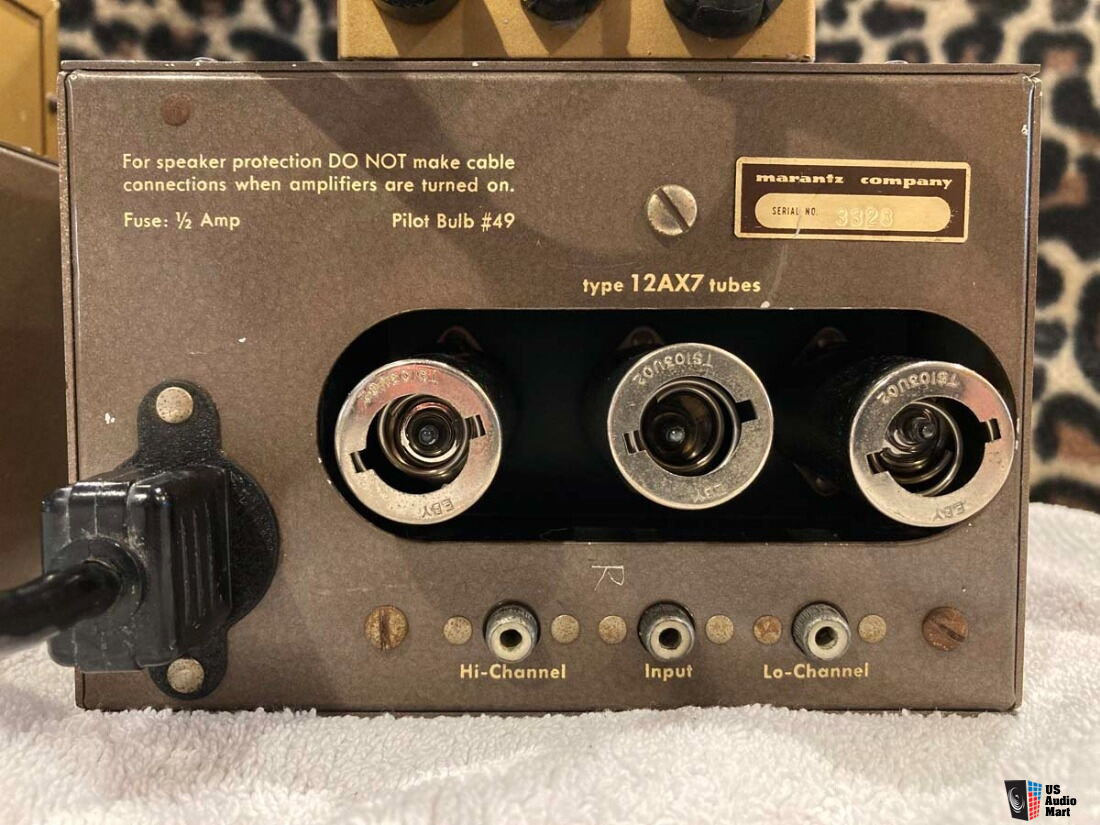 Pair of Marantz Model 3 Electronic Crossovers and Model 4 Power ...