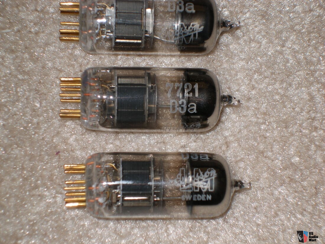 D3a Tubes, By Ericsson of Sweden 3 NOS tubes For Sale - US Audio Mart