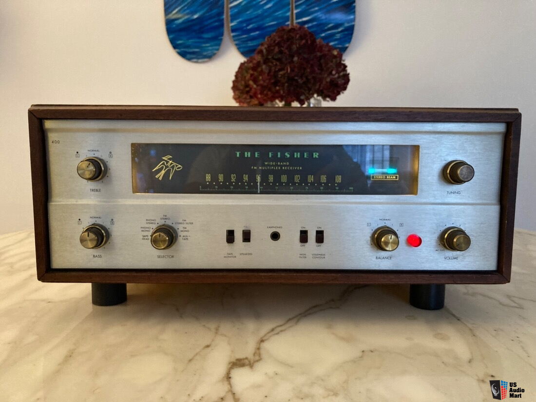 Fisher 400 Tube Receiver Restored by Dan Santoni ☆Plug-and-Play ☆ NYC ...