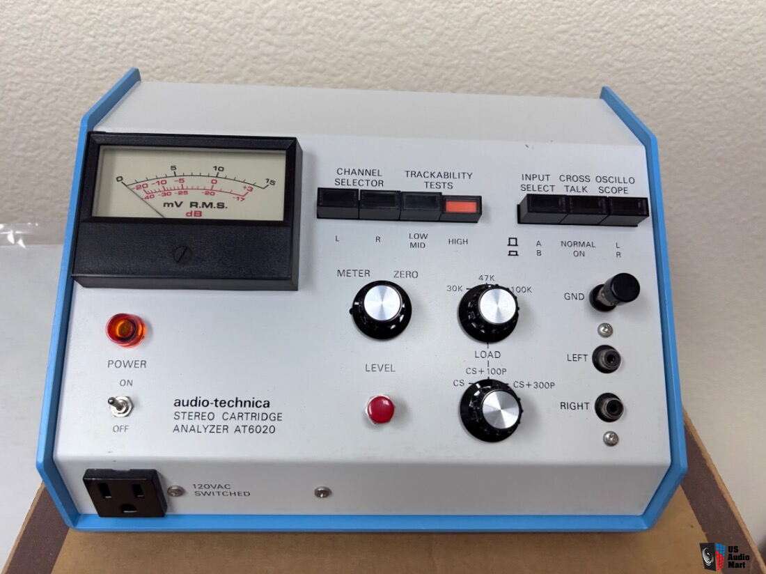 Audio Technica AT6020 AT-6020 Phono Cartridge Analyzer - New Old Stock ...