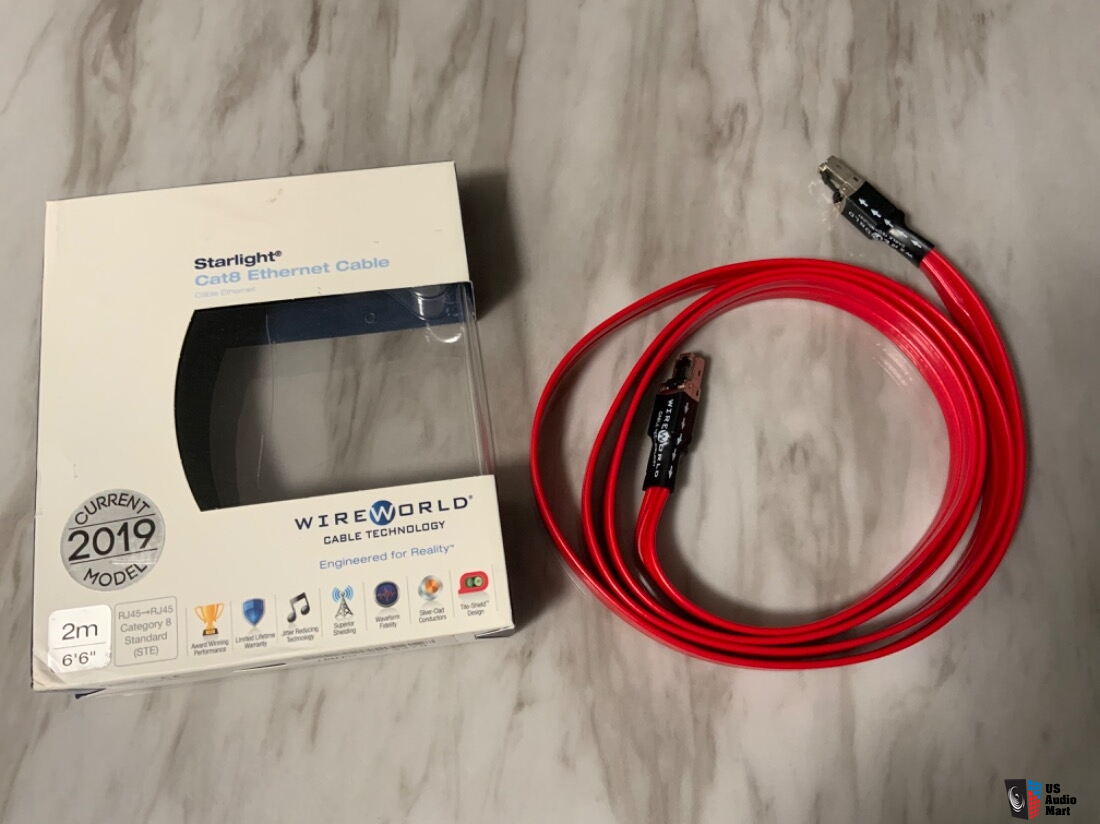 WireWorld Starlight Ethernet Cat 8 Cable 2 Meters Photo #4236030 - UK ...