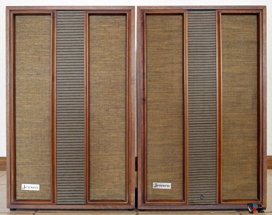 Jensen 700XL 4-way acoustic suspension speakers with rebuilt x-overs ...