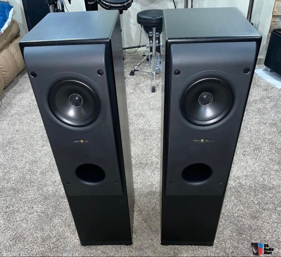 KEF Reference Model One 1 in black ash. Totally refurbished and ...