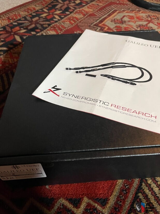 Synergistic Research GALILEO 1.5m UEF XLR Balanced Interconnect Photo ...