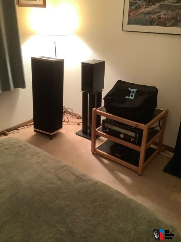 Vandersteen 1Ci Loudspeakers Maple & Black w/ SA Stands - Original ...