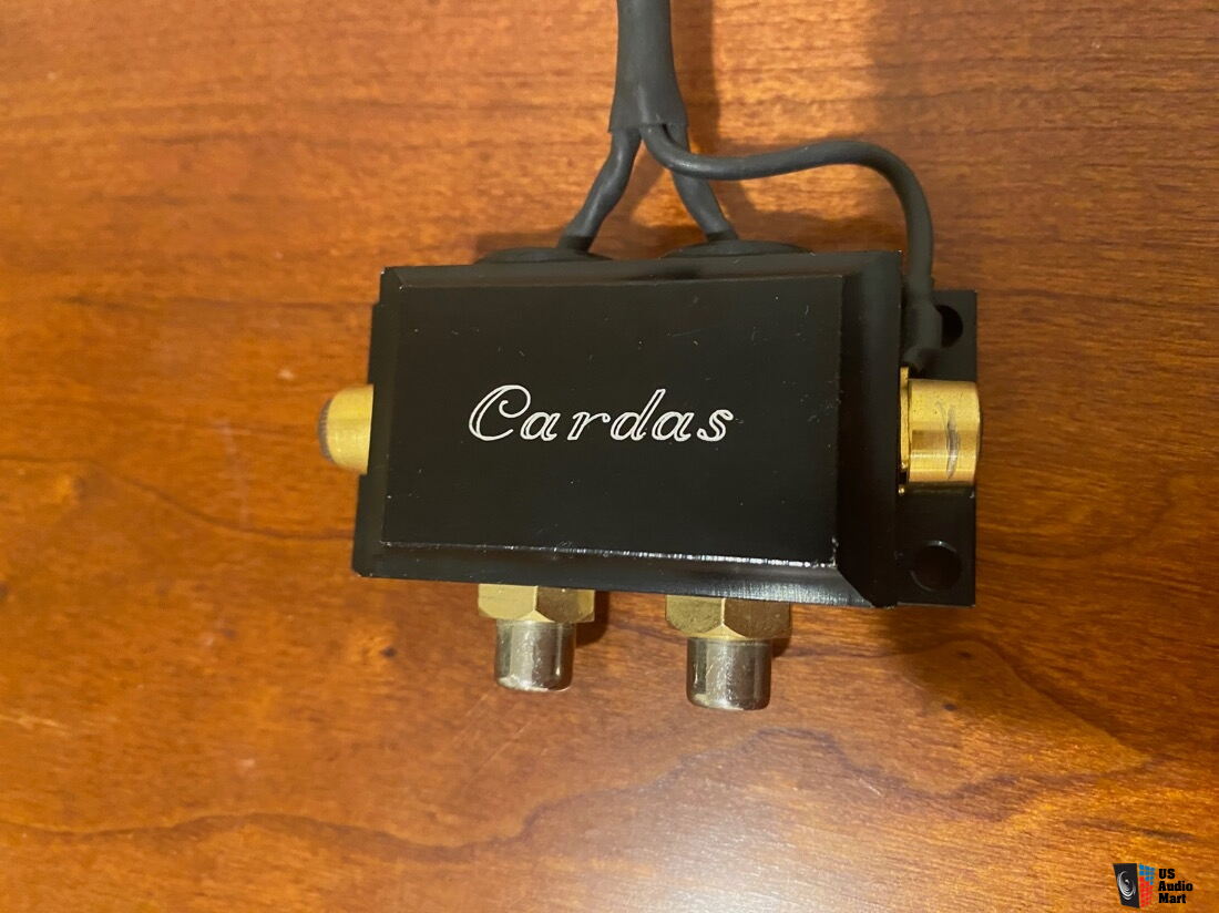 Cardas Phono adapter box Model CPTB ST Straight DIN to adapter box ...