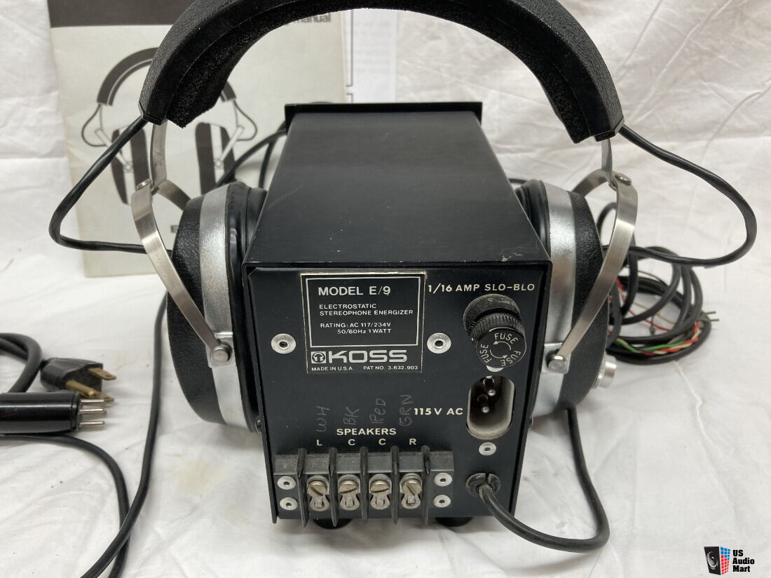 Koss ESP 9 headphones and E9 Energizer Photo #4242160 - US Audio Mart