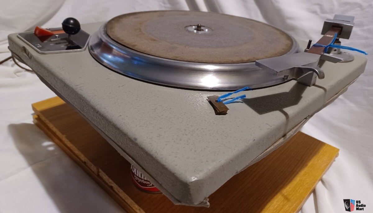Gates CB-77 Turntable Idler Micro-Trak Tonearm Massive 1" Spindle Gear ...