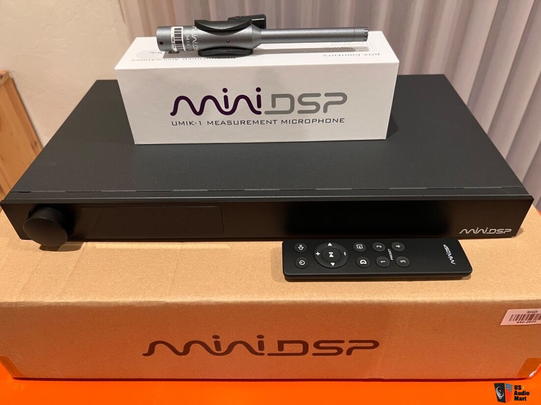 miniDSP SHD + UMIK-1 Dirac Streamer DAC Preamp Like New For Sale - US ...
