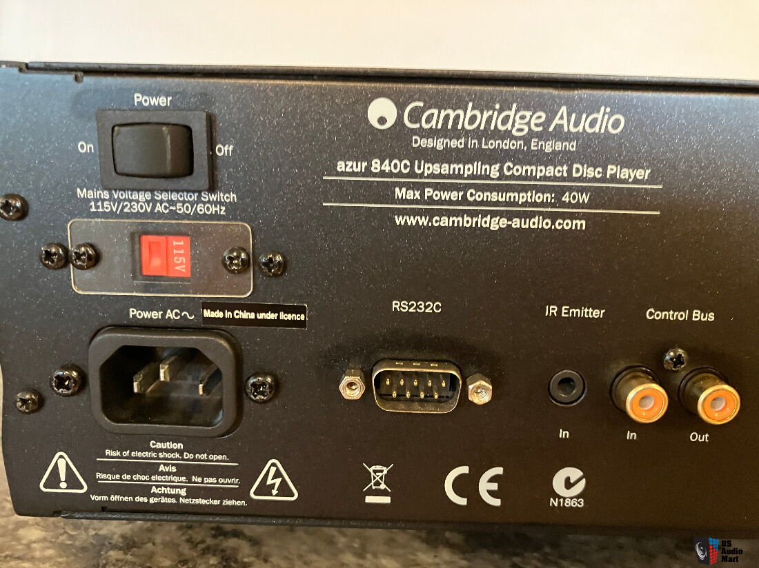 Cambridge Audio Azur 840C Upsampling CD Player / DAC + Remote Photo ...