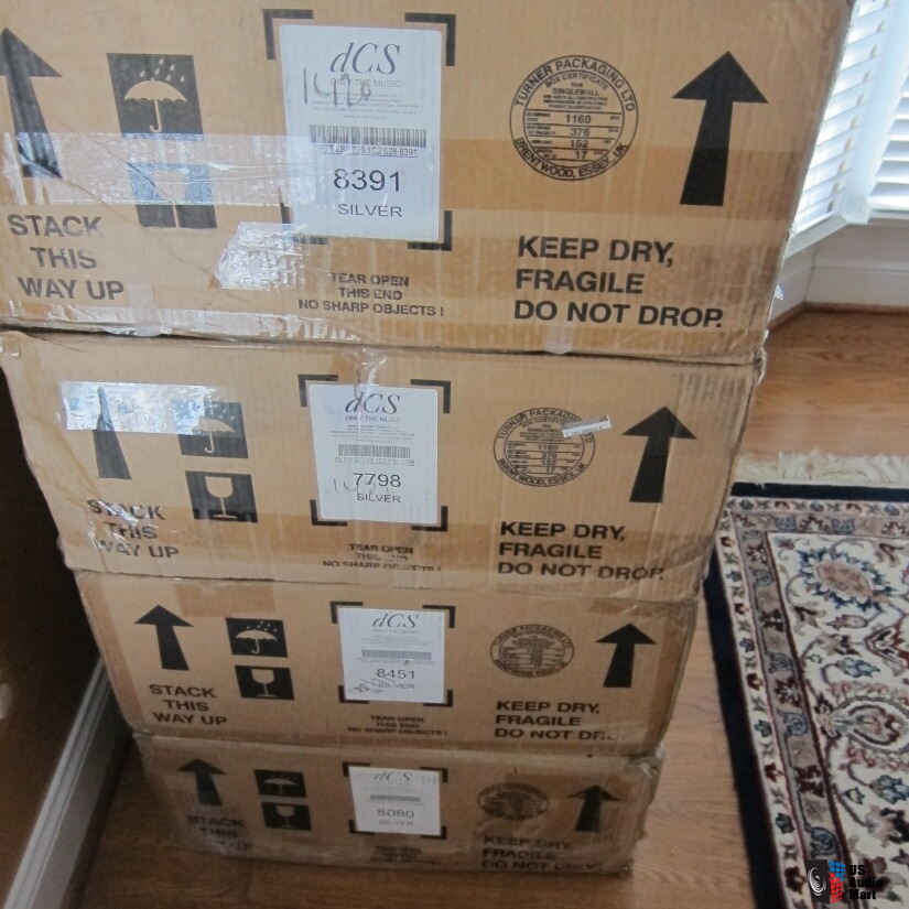 dCS Paganini 4 box Stack - CD/SACD Transport, DAC, Upsampler and Clock ...