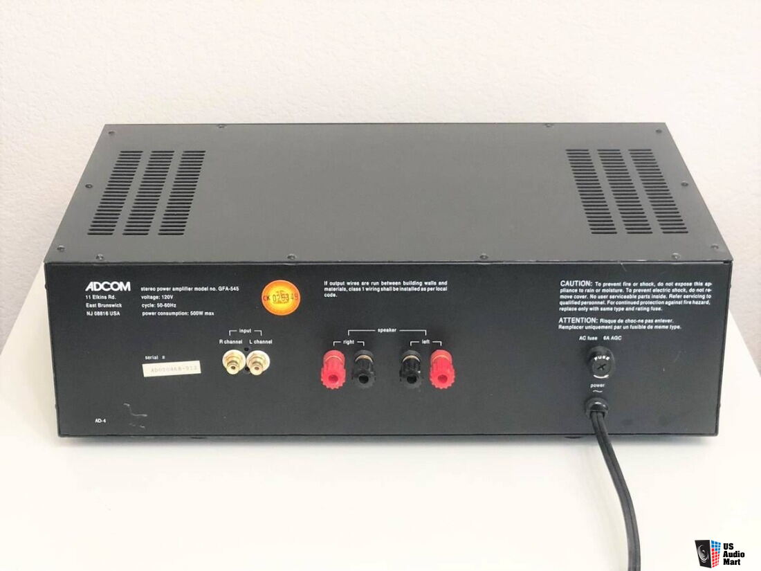 Adcom GFA-545 Stereo Power Amplifier Photo #4250844 - US Audio Mart