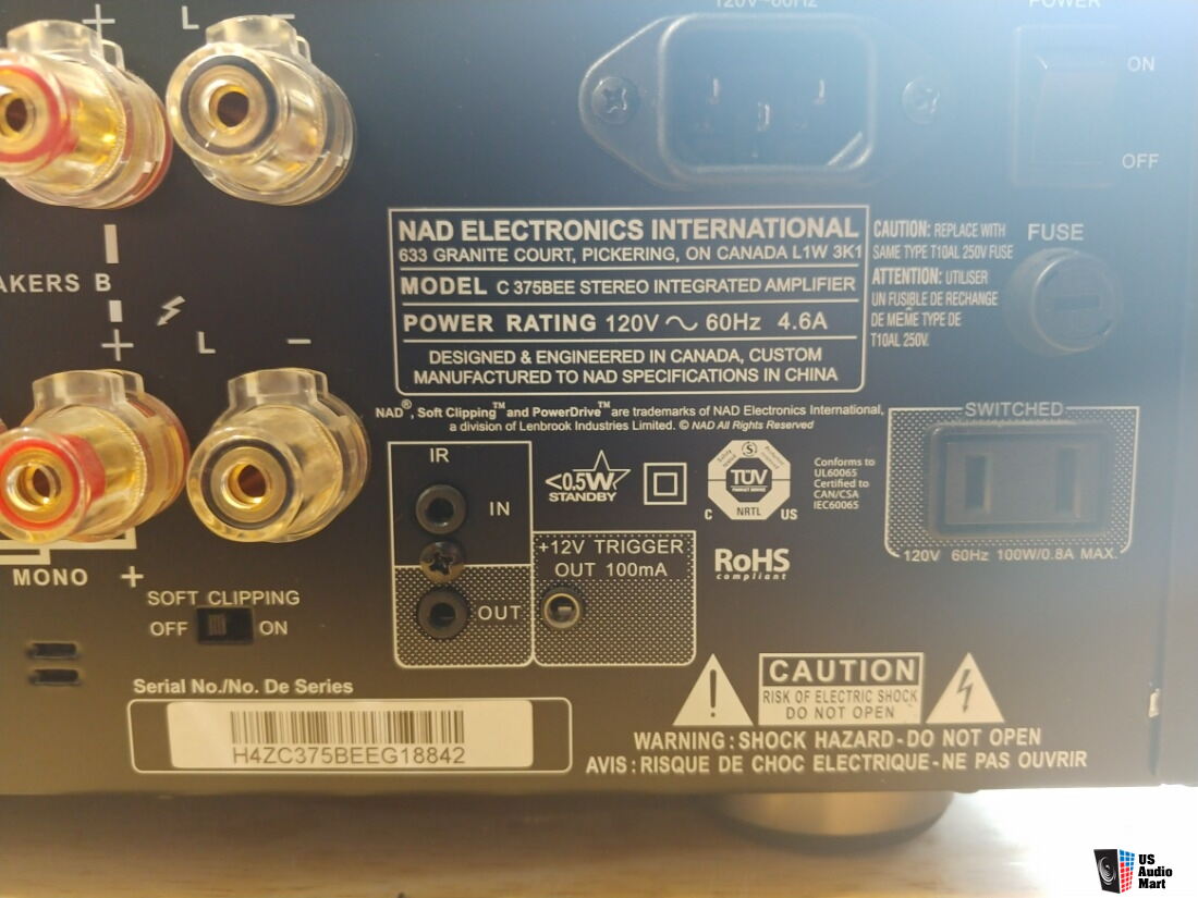 NAD C 375BEE Stereo Amplifier For Sale US Audio Mart NAD C 375BEE Stereo Amplifier For Sale US Audio Mart