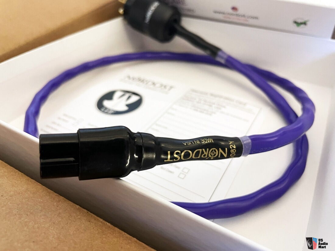 Nordost Purple Flare Power Cord 1m (C-7) - Free Shipping Photo #4254239 ...