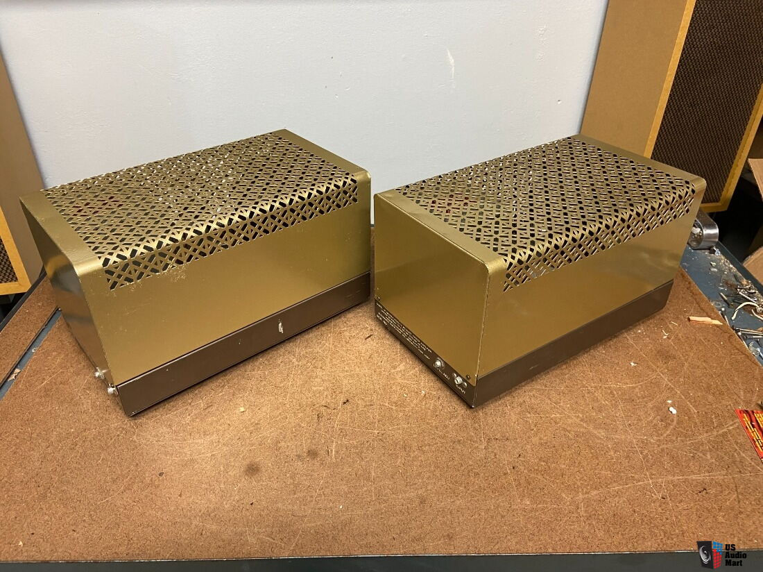 pair nice EICO HF-60 EL34 tube amps with cages - sale pending Photo ...