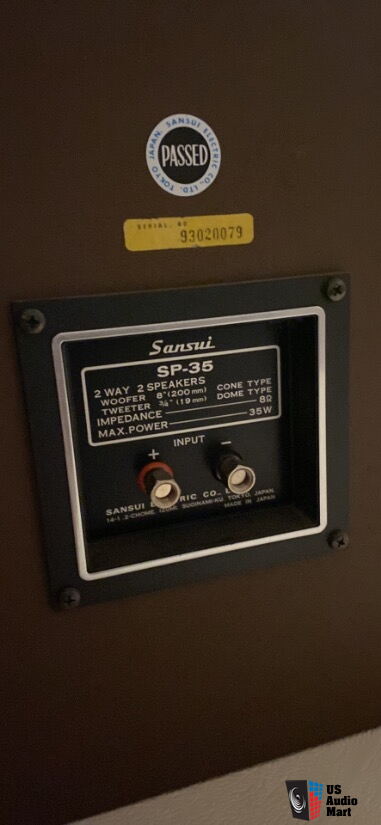 Vintage Sansui SP-35 speakers Photo #4256746 - US Audio Mart