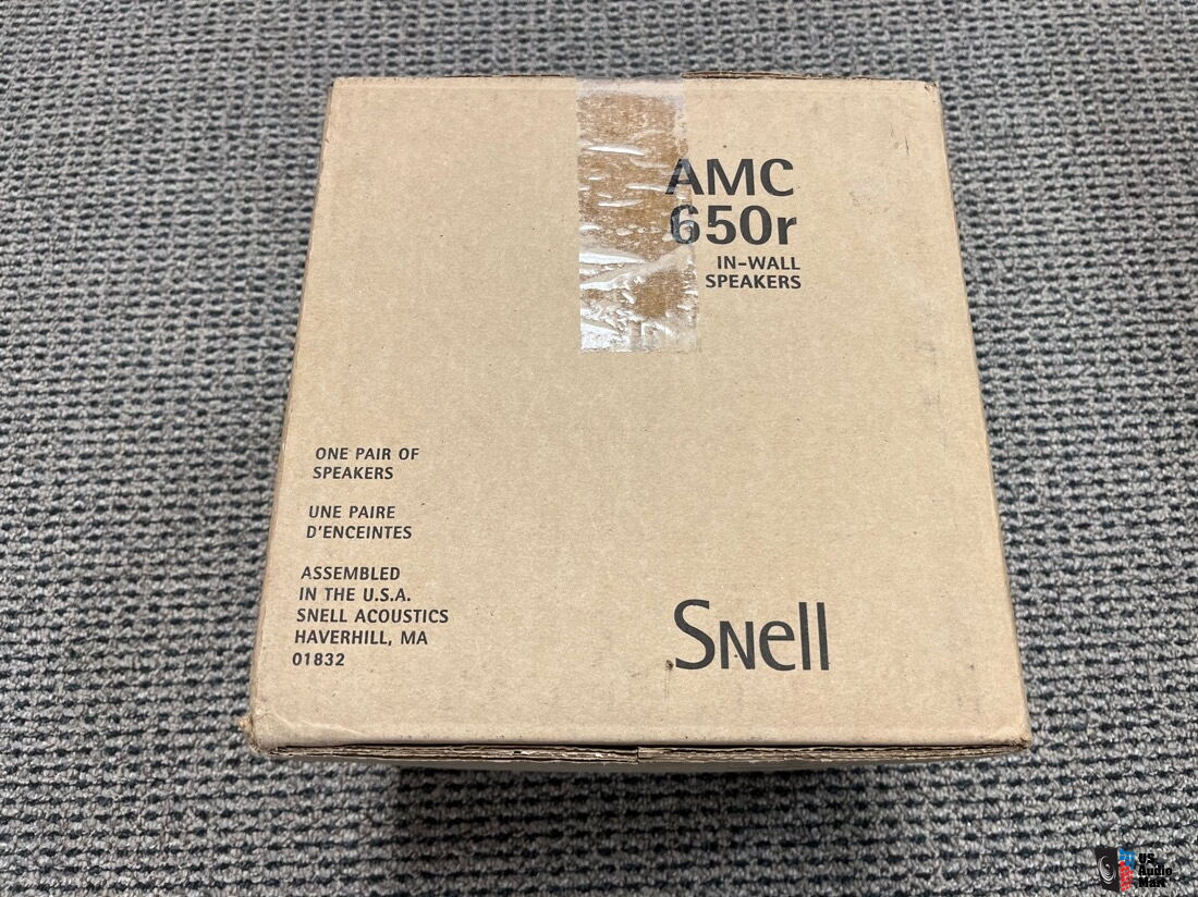 Snell AMC 650R in-wall/in-ceiling speakers, rare NOS, brand new, $600 ...