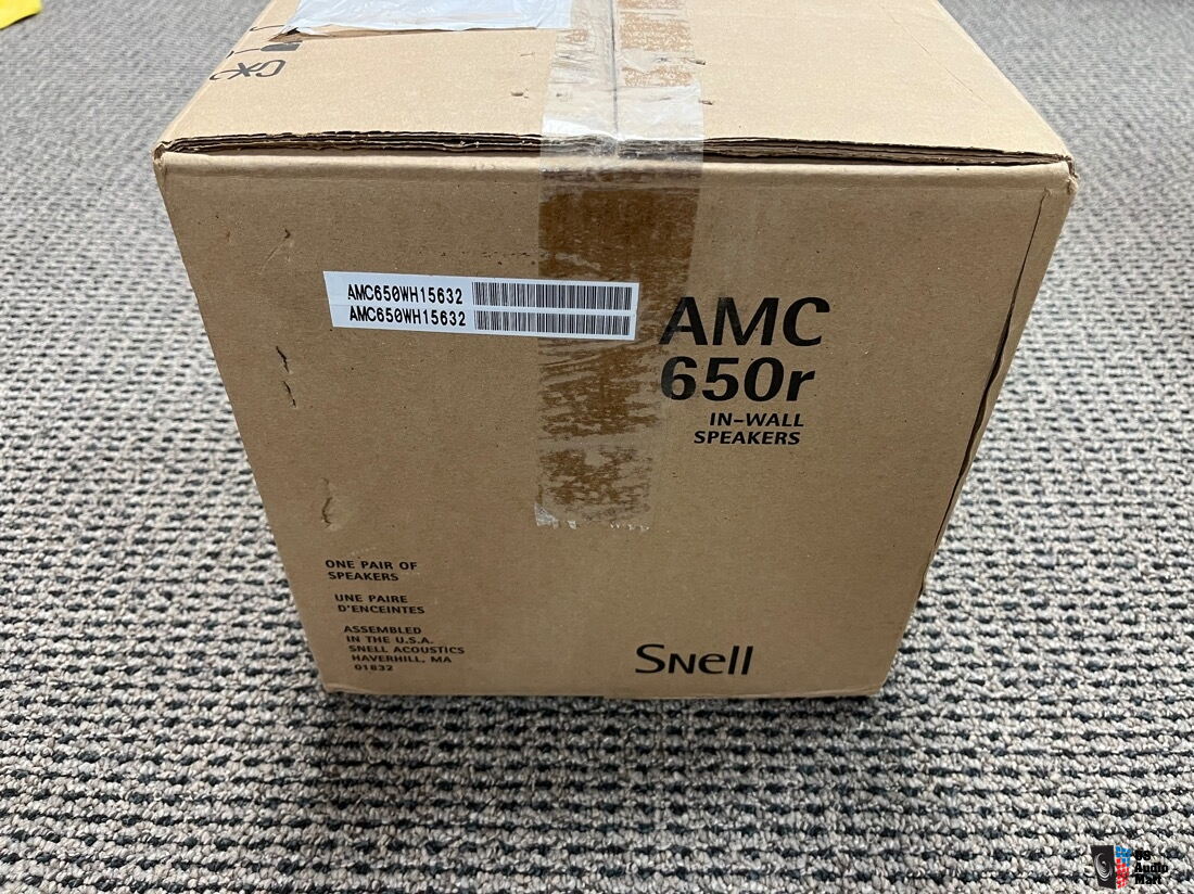 Snell AMC 650R in-wall/in-ceiling speakers, rare NOS, brand new, $600 ...