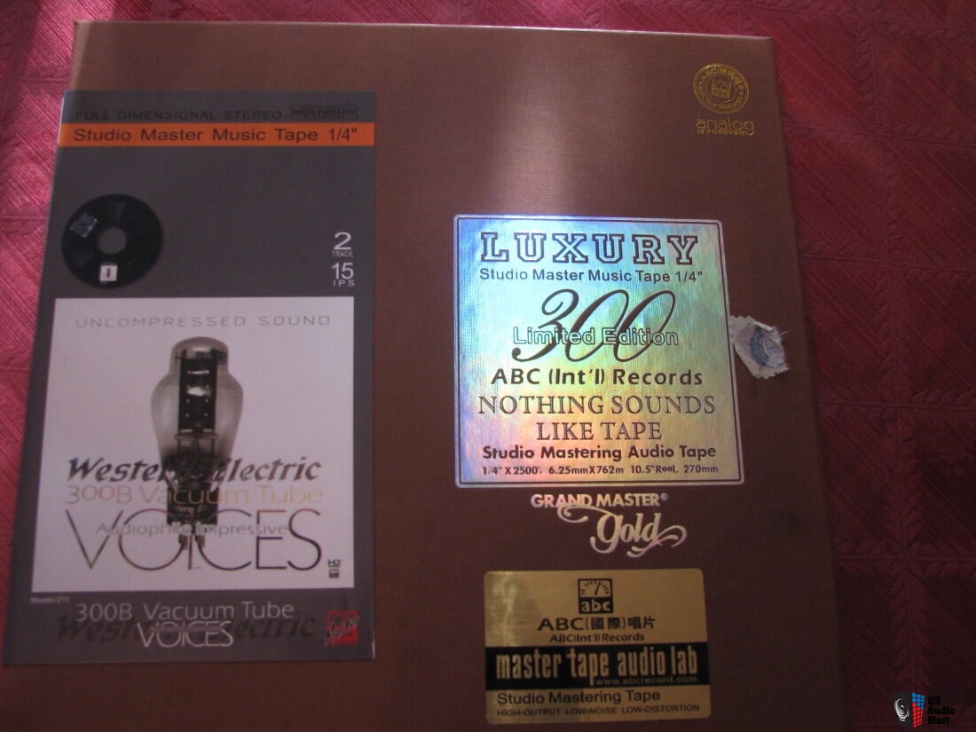 300B Vacuum tube voices. Studio Master tape. 2 track 15 Ips For Sale ...
