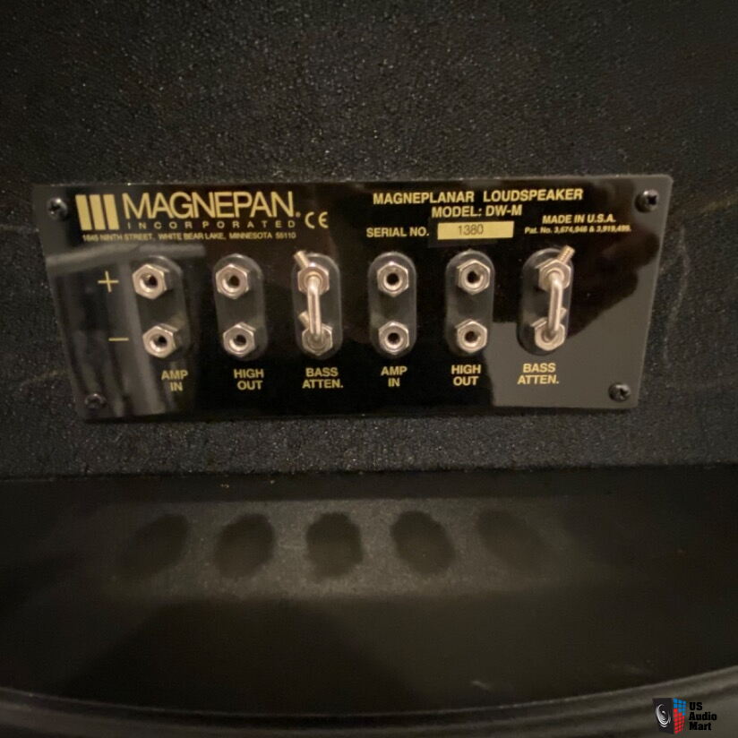 Magnepan DWM Planar Magnetic BASS Panel Speaker Photo #4266690 - US ...