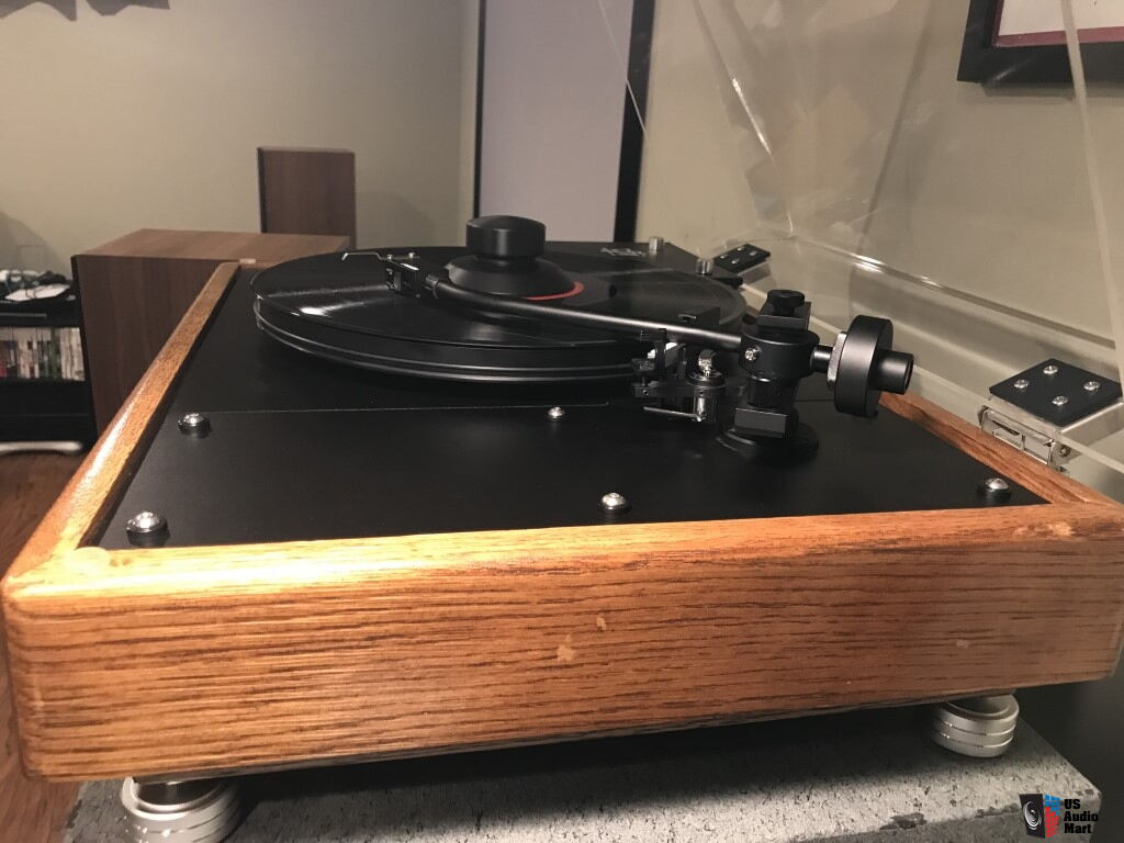 VPI HW-19 Oak Base and Dustcover Photo #4267875 - US Audio Mart