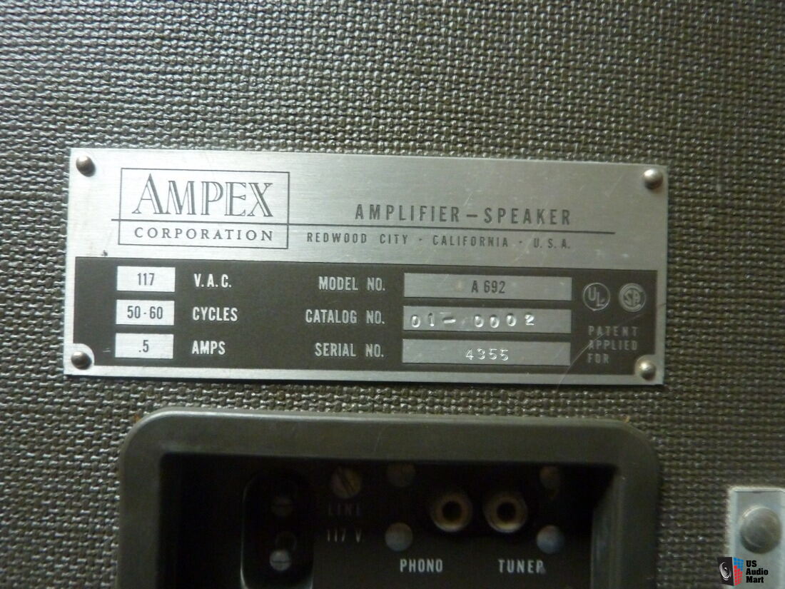 Ampex Amp-Speaker A692 Nice Pair Photo #4268022 - US Audio Mart
