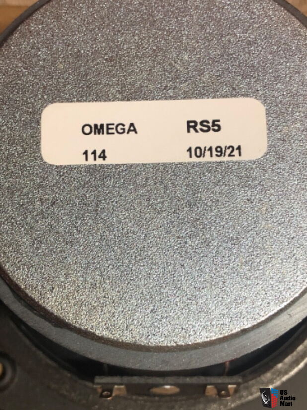 Omega Loudspeakers w/new RS5 drivers, $1500 MSRP Super 3 BPC (Price ...