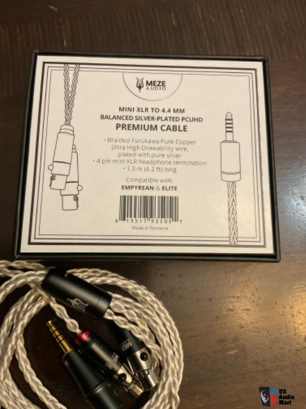 Meze Silver-Plated PCUHD Premium Cable for Meze Elite & Empyrean For ...