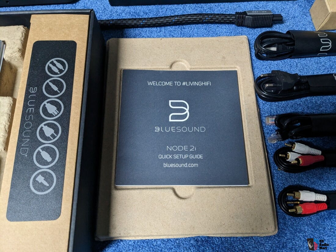 Bluesound Node 2i w/ upgraded Pangea Audio AC-14SE MkII ($70) power ...