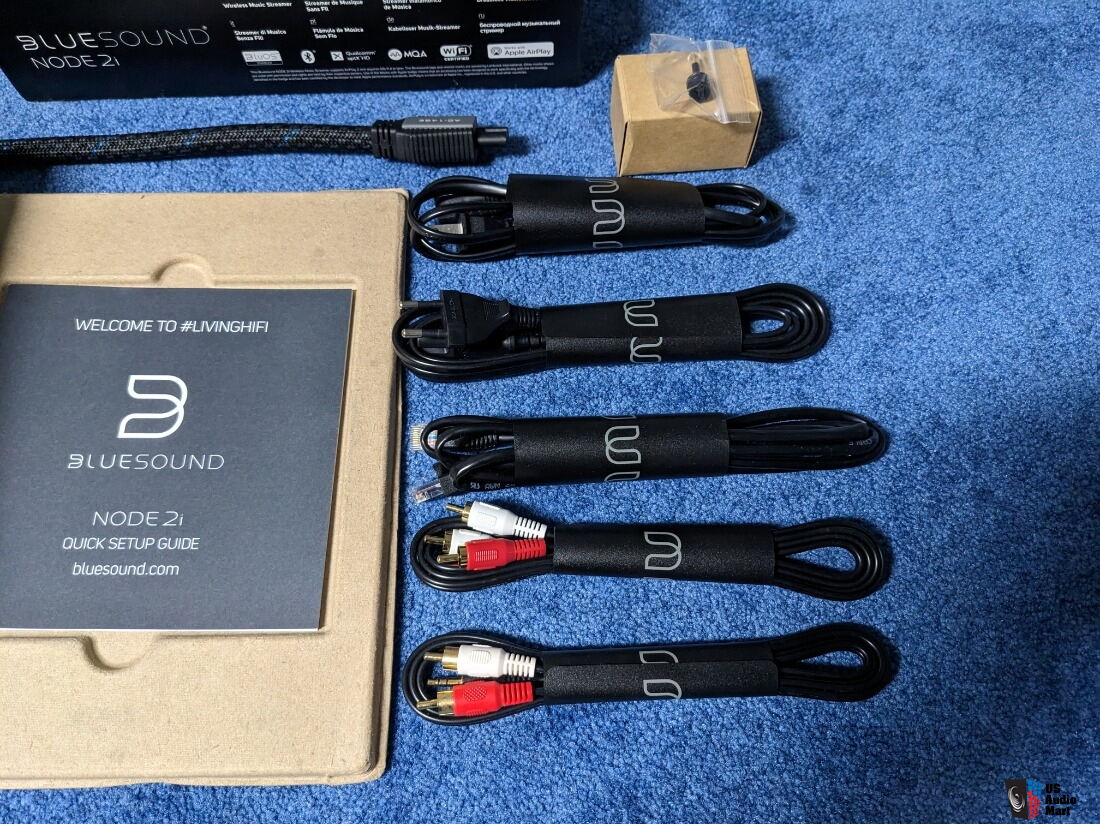 Bluesound Node 2i w/ upgraded Pangea Audio AC-14SE MkII ($70) power ...