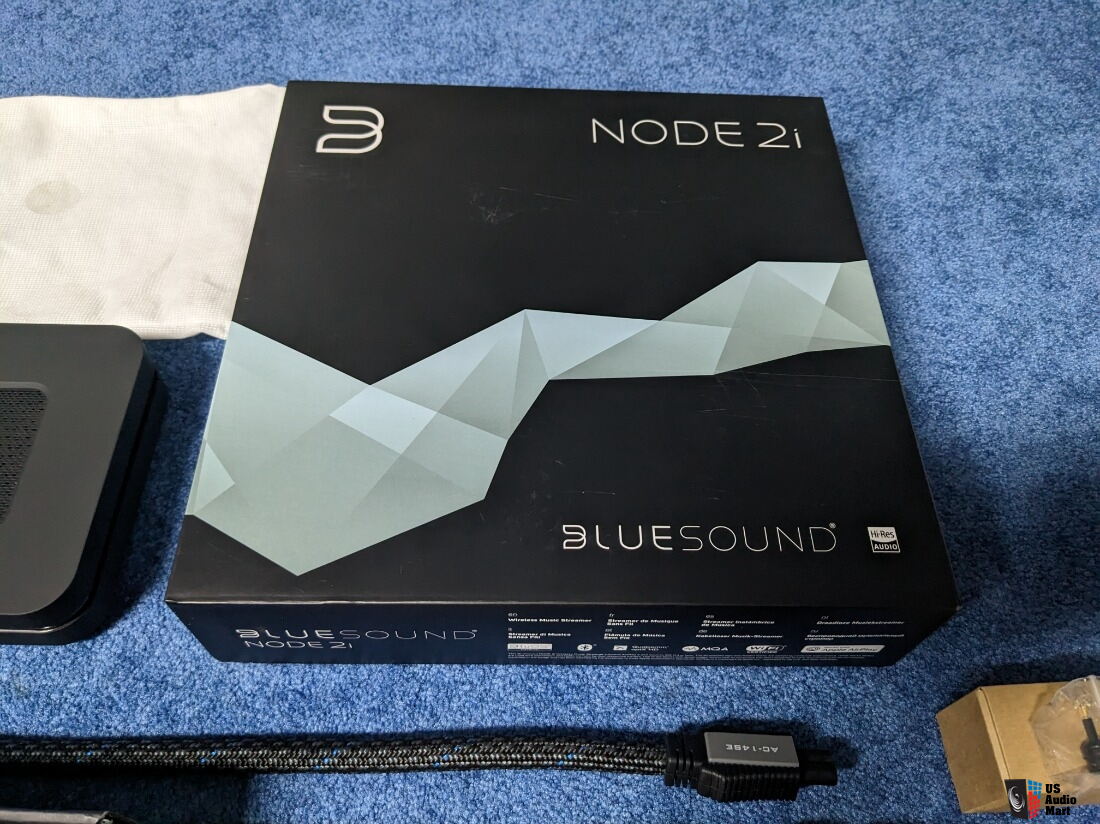 Bluesound Node 2i w/ upgraded Pangea Audio AC-14SE MkII ($70) power ...