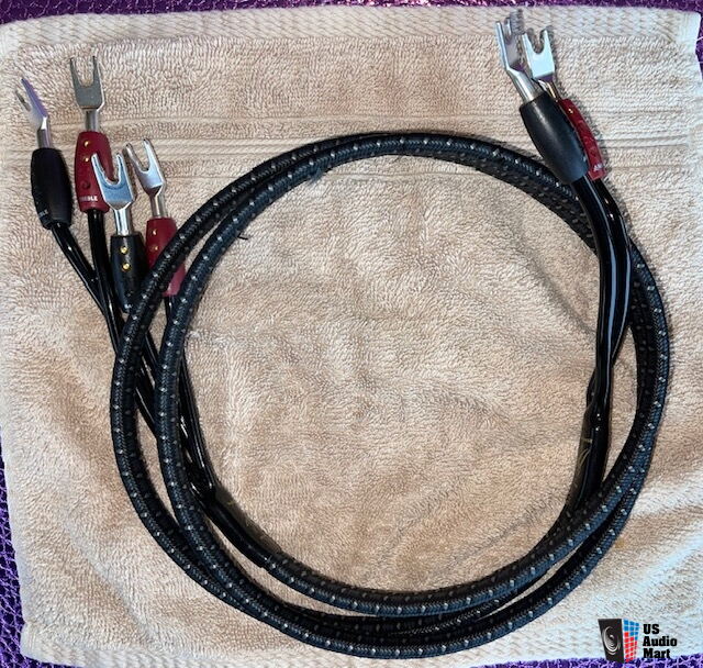 Audioquest ROCKET 44 SINGLE speaker cable, 6 feet, spades, bi-wire For ...