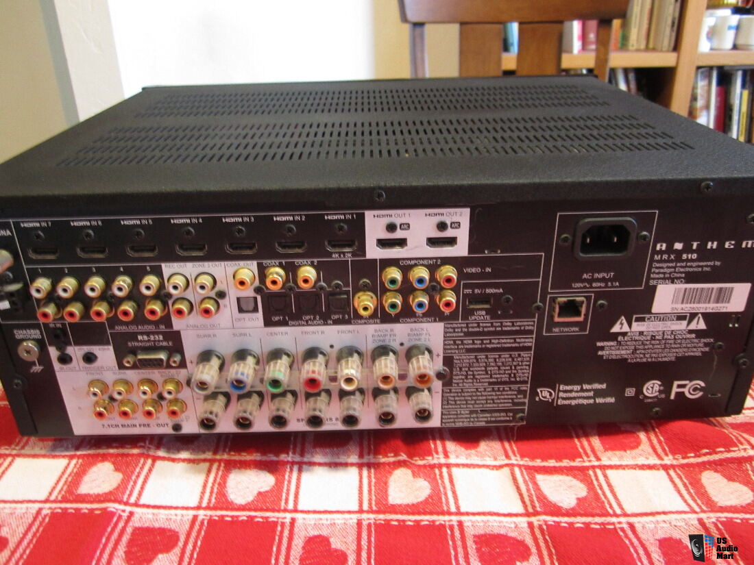 Anthem MRX 510 Seven Channel AV Receiver with ARC 1M Photo #4274631 ...