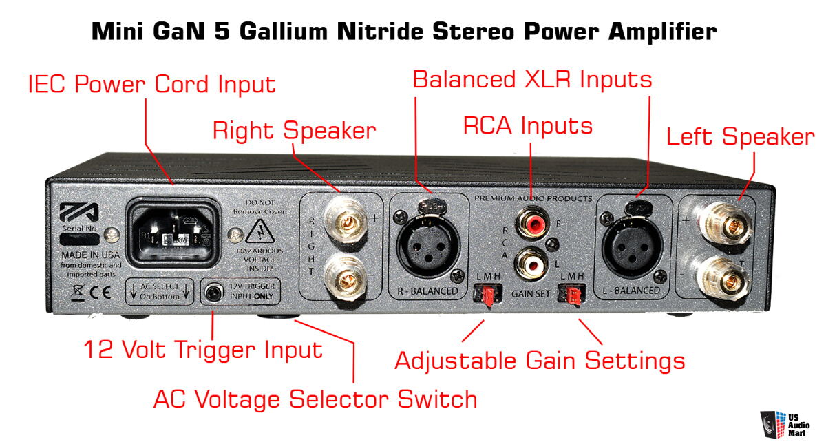 GaN FET - Gallium Nitride Balanced Stereo Power Amp, 200W Per CH - 8 ...
