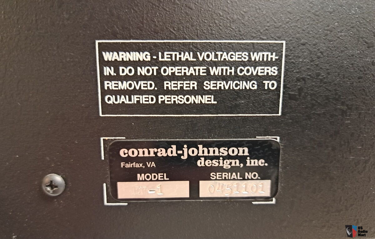 Conrad Johnson EF-1 phono preamp Photo #4276454 - UK Audio Mart