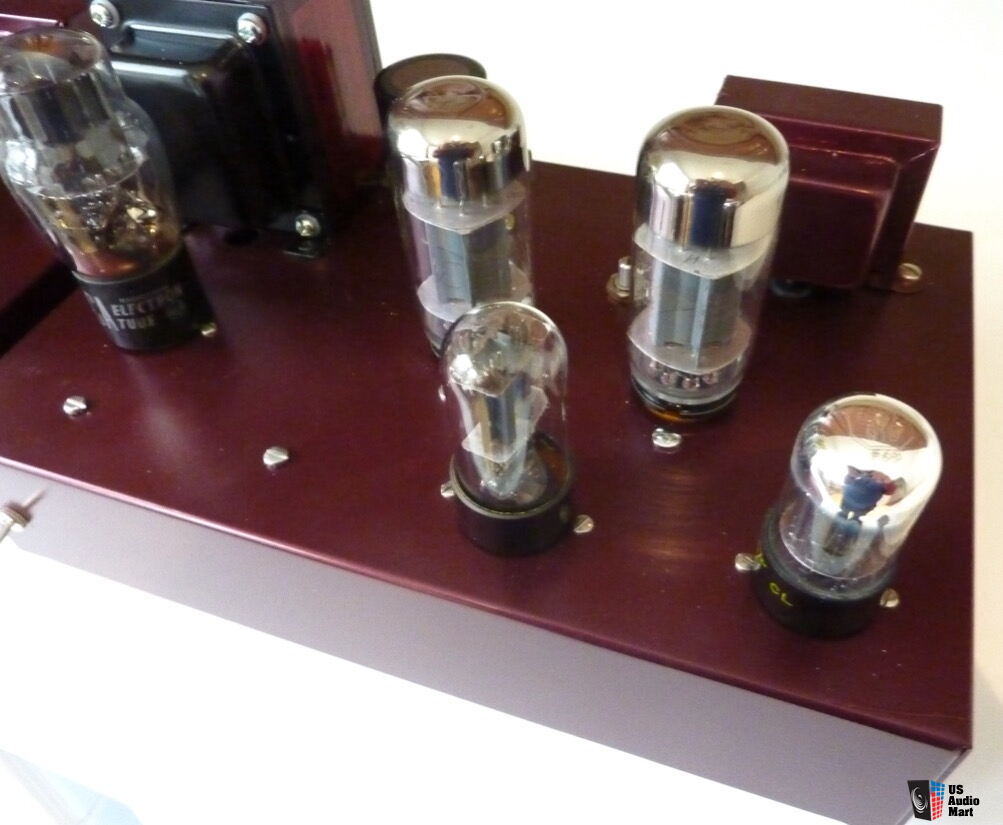 Custom-crafted MusicLab Tube Amplifier 2 monoblocks US W4m DIY 20W 6P3S ...