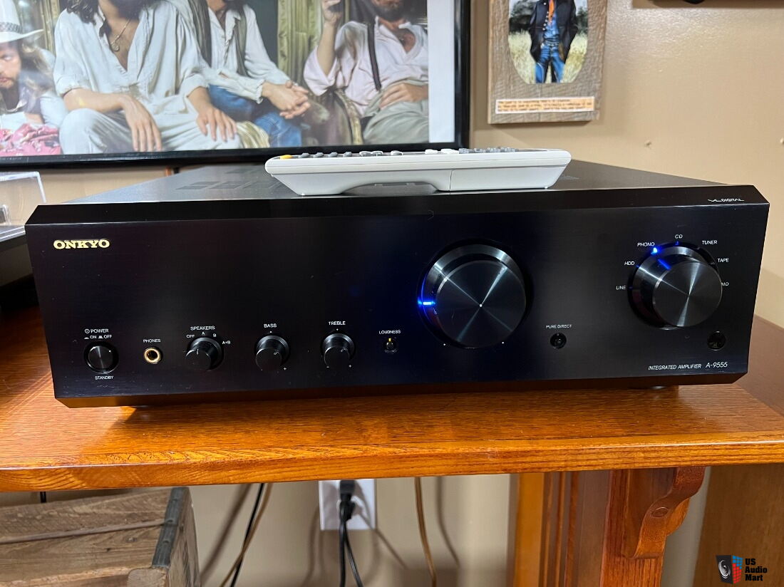 Onkyo A 9555 Integrated Amplifier Black With Original Box And Remote