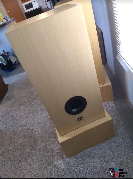 Omega Max Hemp floor standers in maple finish Photo #4282725 - US Audio ...