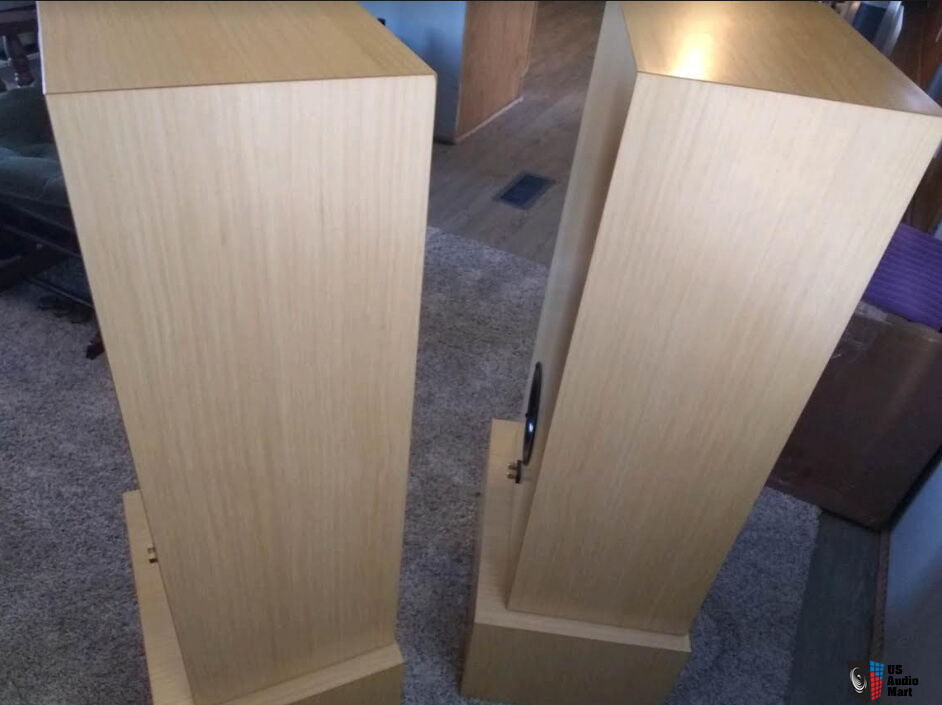 Omega Max Hemp floor standers in maple finish Photo #4282721 - US Audio ...