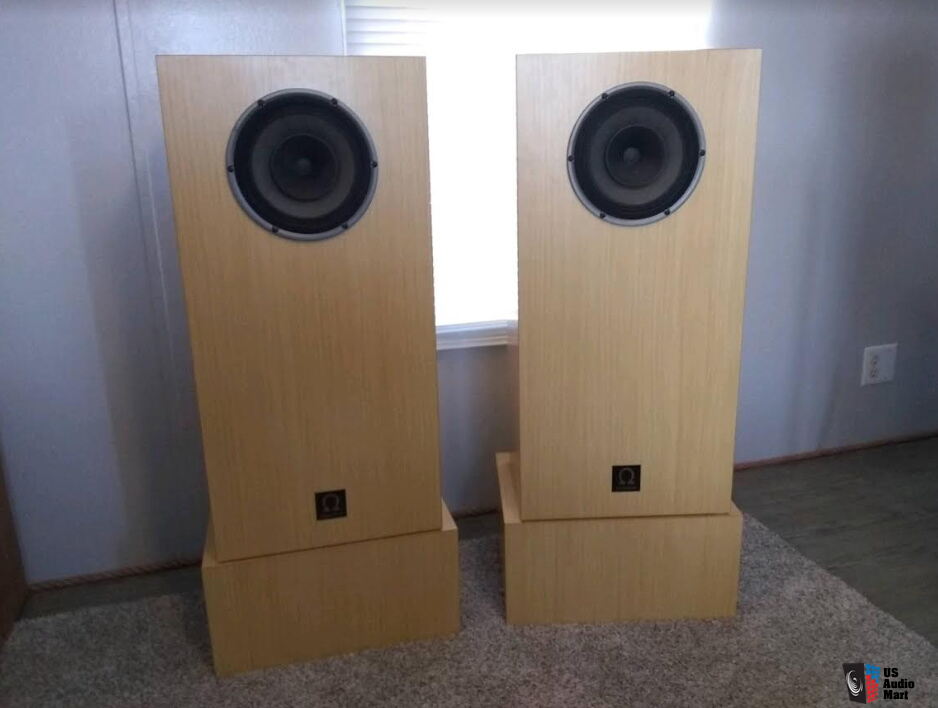 Omega Max Hemp floor standers in maple finish Photo #4282723 - US Audio ...