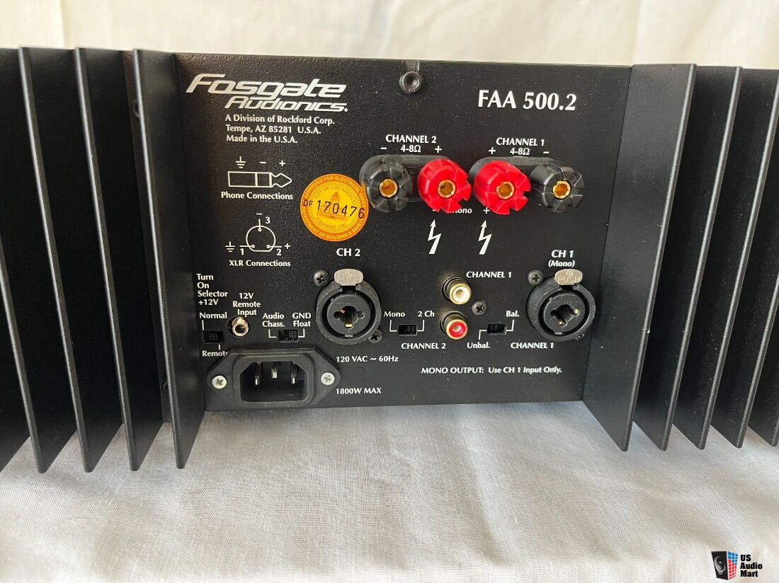 Hafler 9505 AKA Fosgate Audionics FA500.2 Photo #4283967 - US Audio Mart