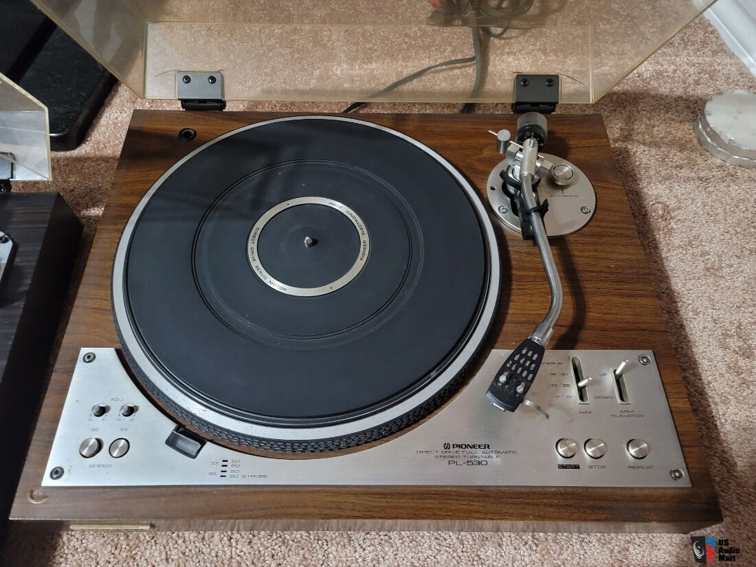 Pioneer pl-530 and Yamaha yp-D71 turntable and Shelter 501 mk3 Photo ...