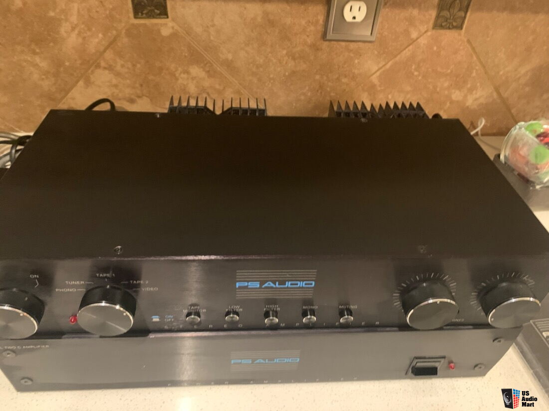 PS AUDIO ELITE Integrated Preamplifier and MODEL 2 C POWER Amp W/PHONO ...