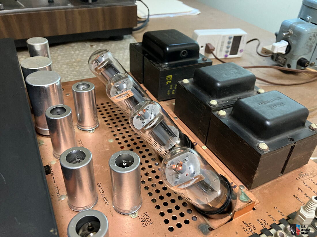Harman Kardon A250 integrated tube amp, 25wpc,copper clad, extensively ...