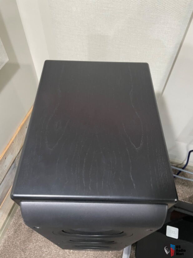 Kef Reference Four 4 floor standing speakers in black ash Photo ...