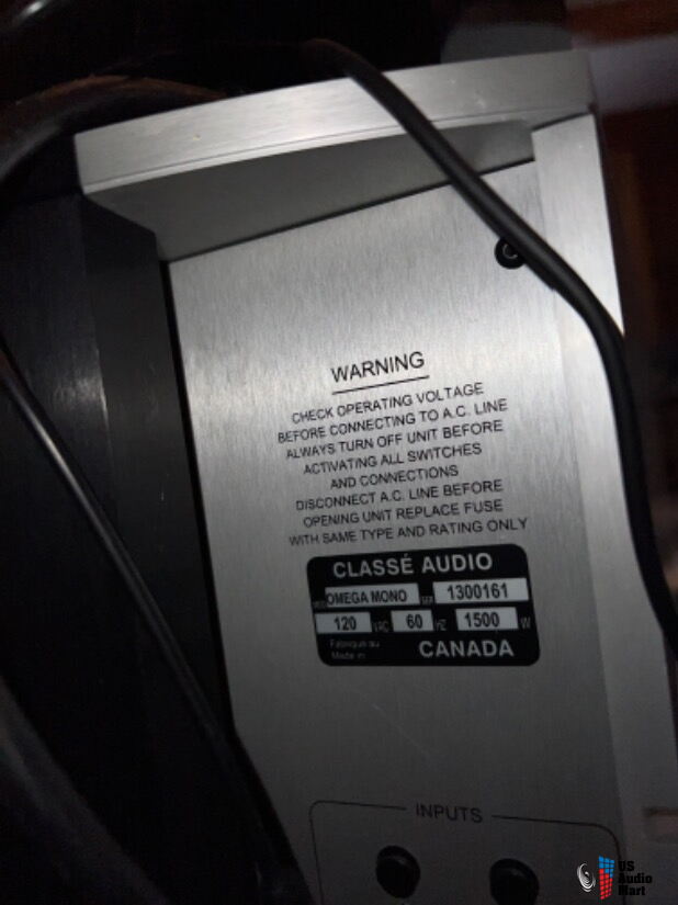 Classe Omega Monoblocks (Pair) - not the smaller Omicron Photo #4288652 ...